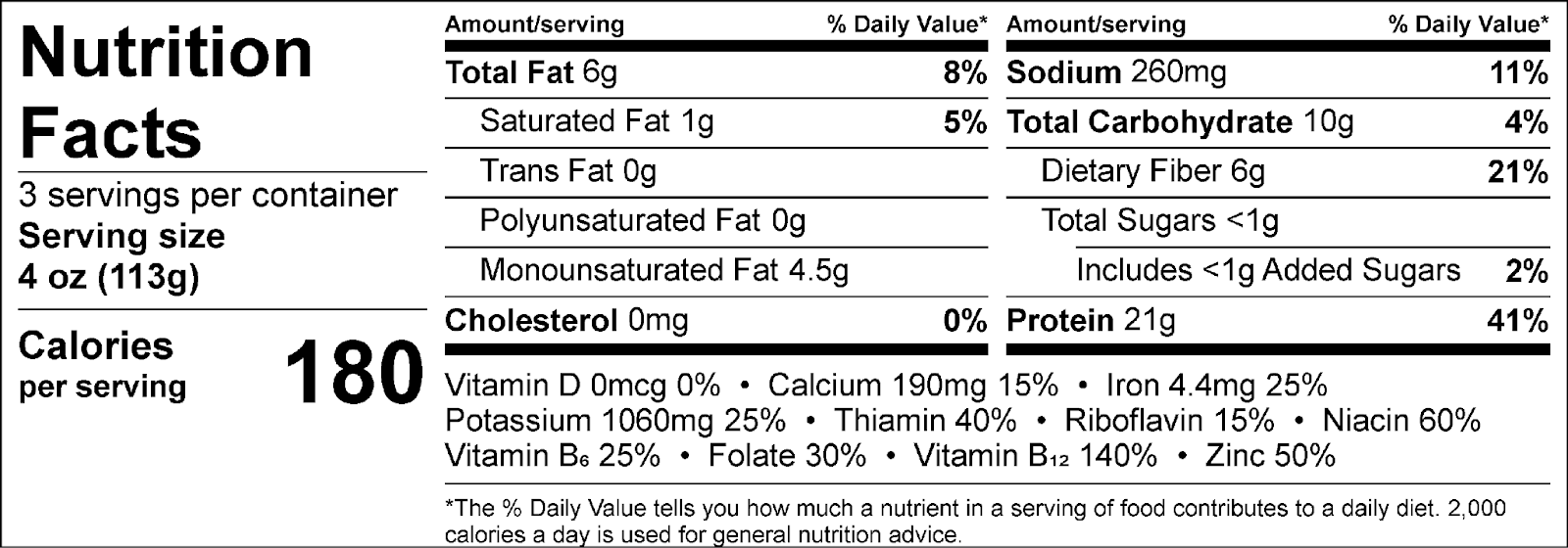 What are the nutrition facts for Impossible® Beef Meat From Plants ...