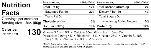 What are the nutrition facts for Impossible® Sausage Meat From Plants ...
